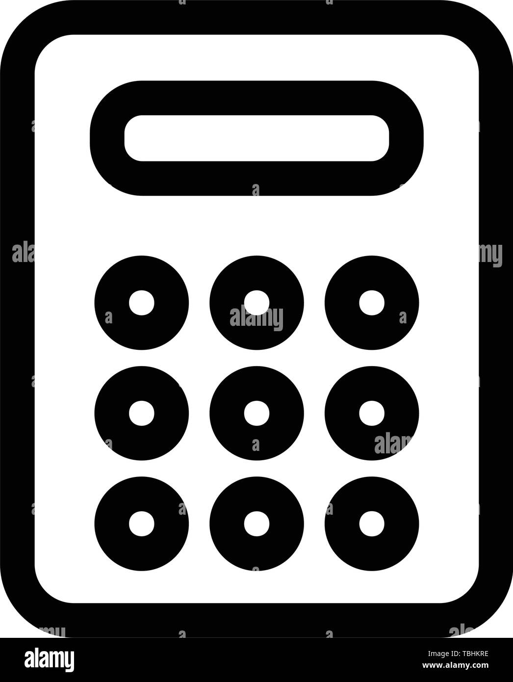 Calculator icon - vector Stock Vector Image & Art - Alamy