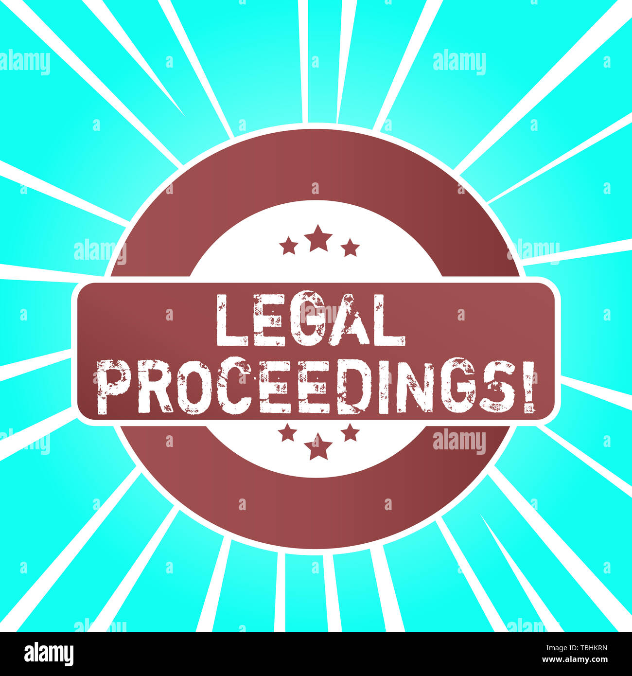 Handwriting text writing Legal Proceedings. Conceptual photo procedure ...