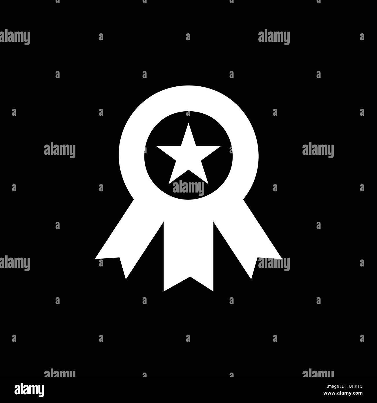 Award sign - Medal icon vector Stock Vector Image & Art - Alamy