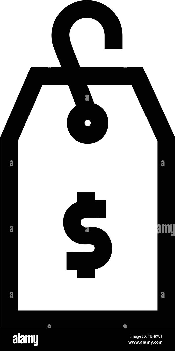 The price tag with dollar sign icon - Flat Stock Vector Image & Art - Alamy