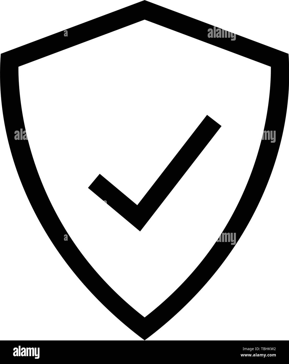Protection icon - Safety sign vector Stock Vector Image & Art - Alamy