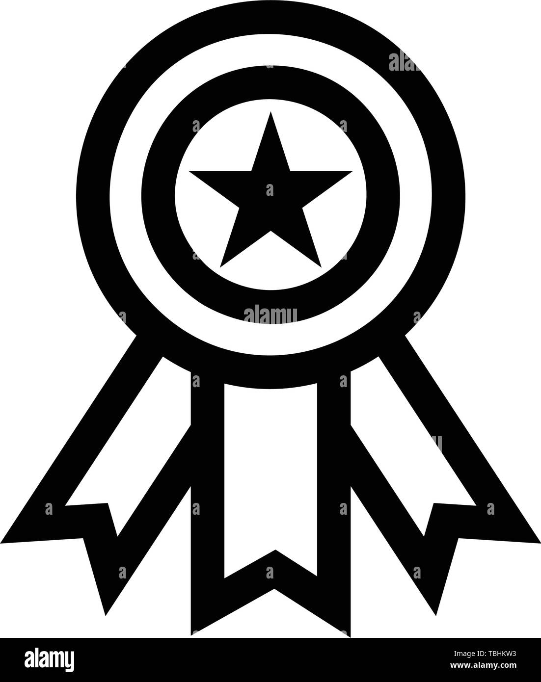 Award sign - Medal icon vector Stock Vector Image & Art - Alamy