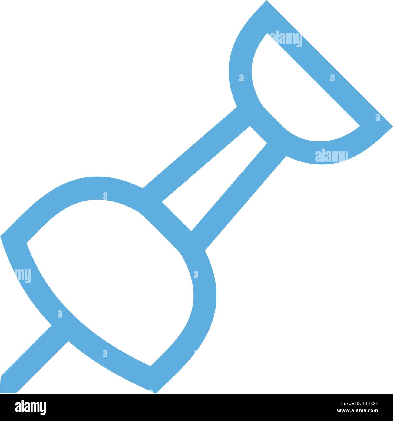 Push pin icon - vector Stock Vector Image & Art - Alamy