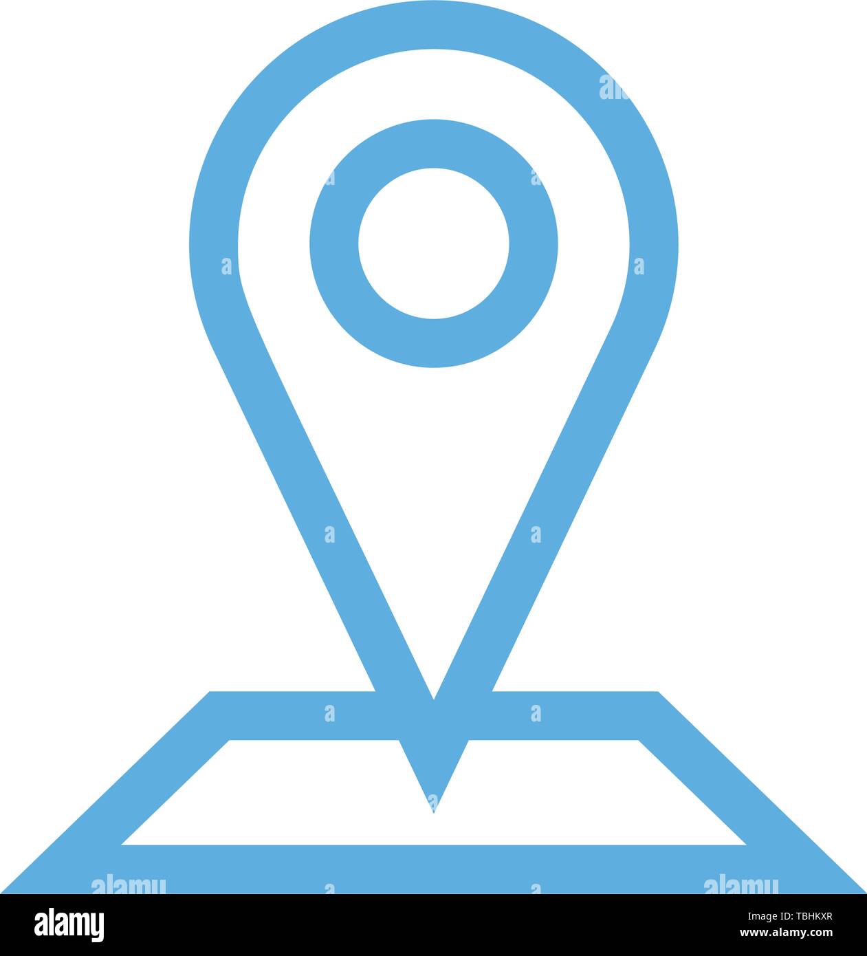 Location icon vector - Pin point sign Stock Vector Image & Art - Alamy