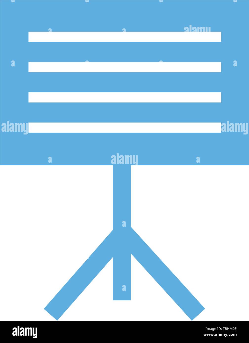 Flip chart sign template - Business and office concept icon Stock ...