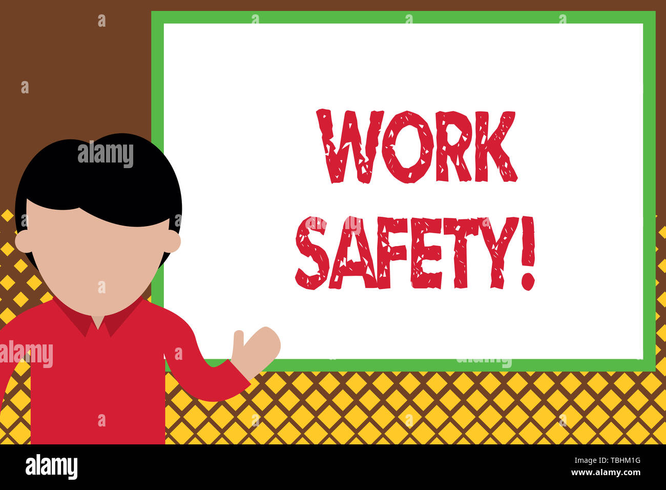 Handwriting text Work Safety. Conceptual photo policies and procedures ...
