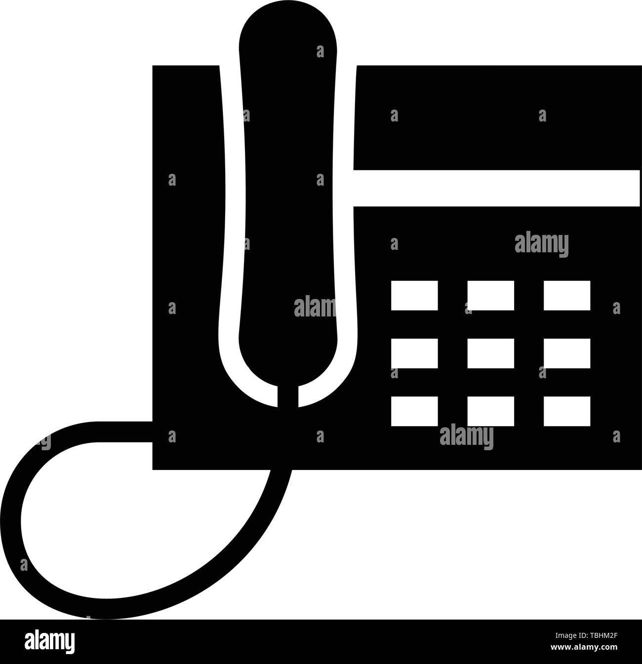 Telephone icon - Phone sign vector Stock Vector Image & Art - Alamy