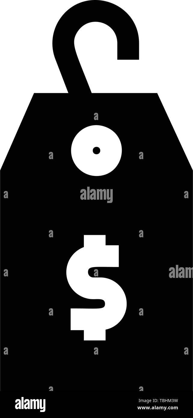 The price tag with dollar sign icon - Flat Stock Vector Image & Art - Alamy