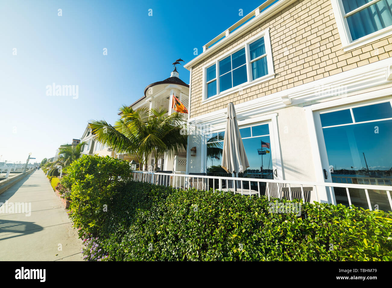 Downtown newport california hi-res stock photography and images - Alamy