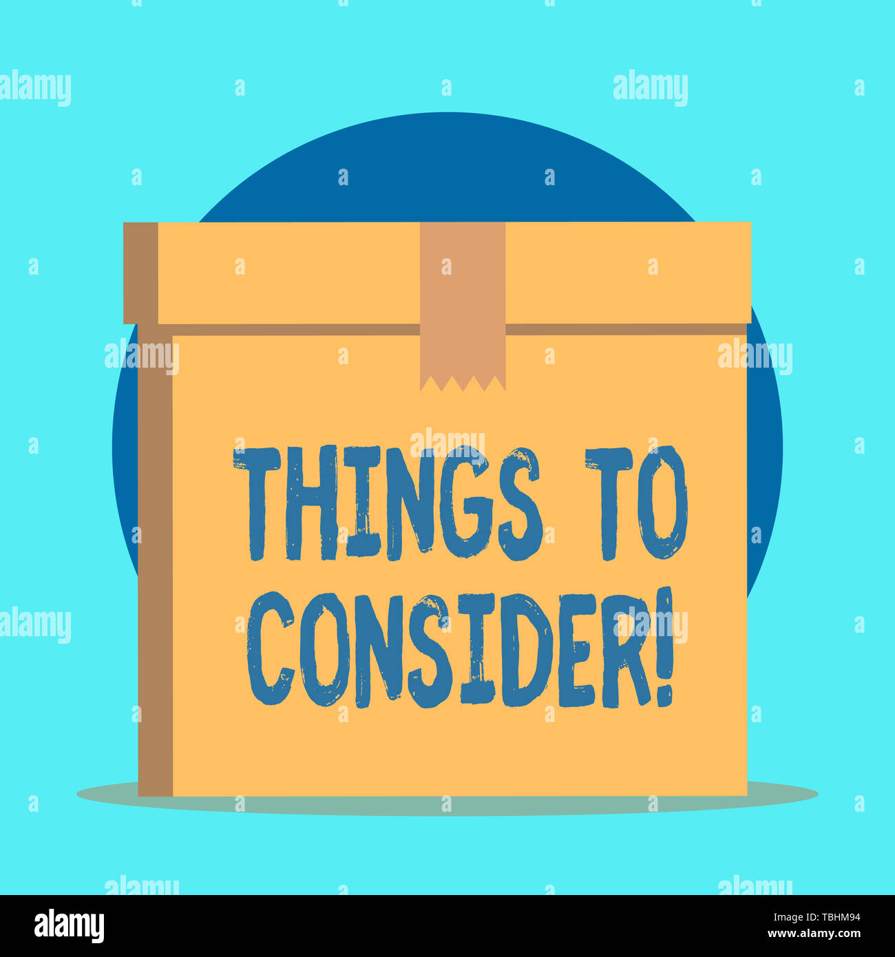 Writing note showing Things To Consider. Business concept for think ...