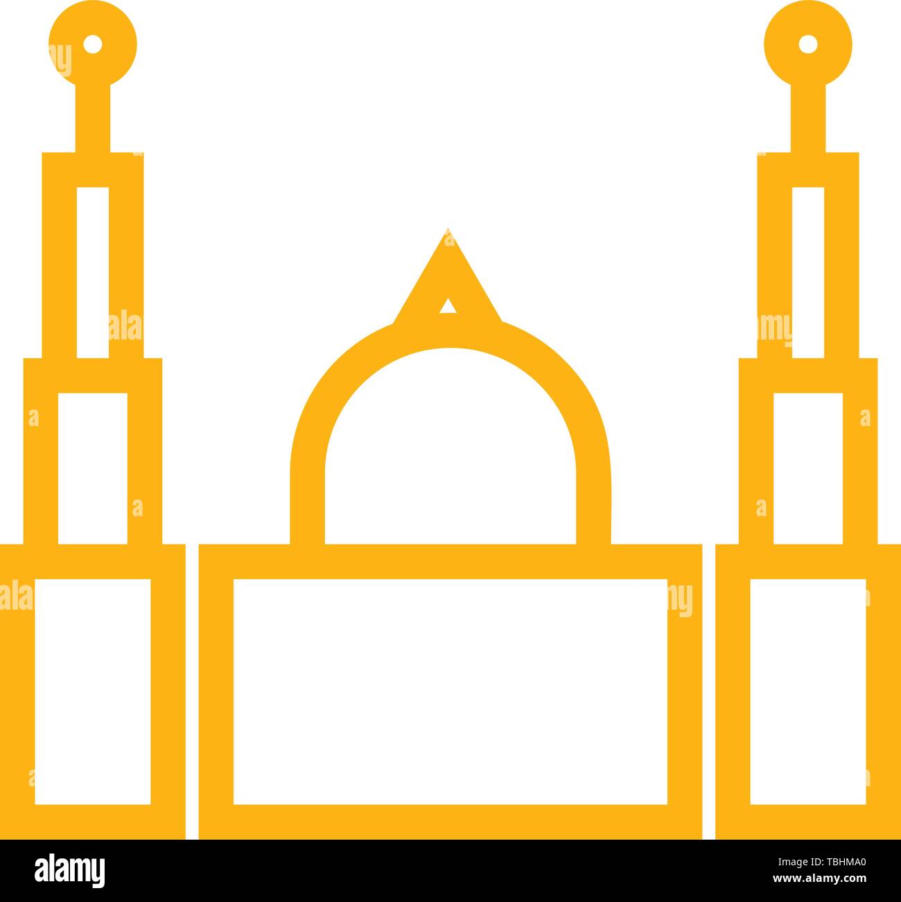 Prayer house islamic mosque Stock Vector Images - Alamy