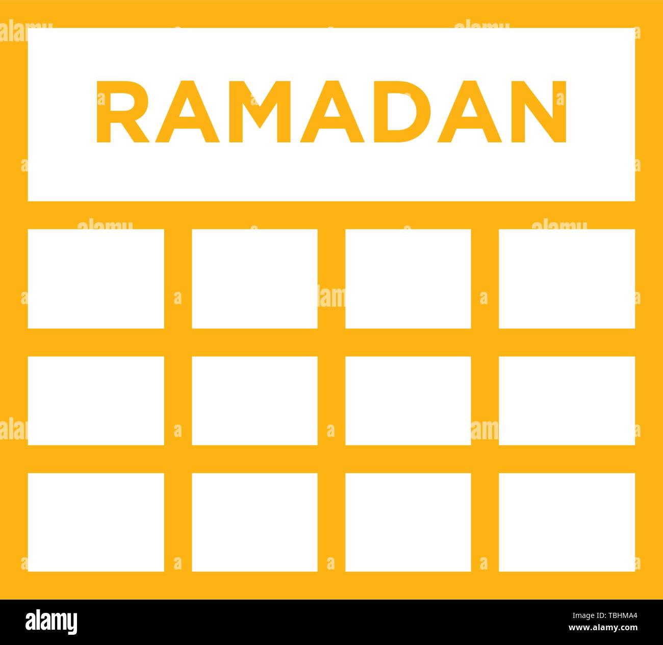 Ramadan calendar icon - vector Stock Vector Image & Art - Alamy