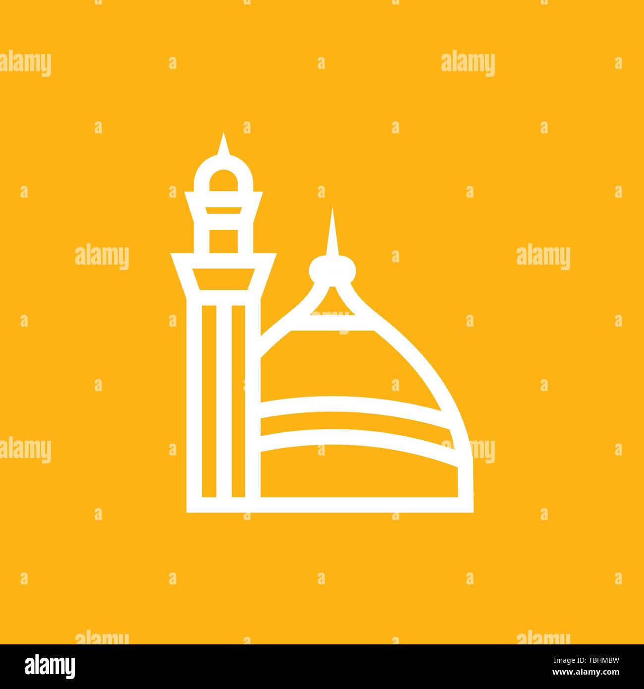 Islamic house of prayer Stock Vector Images - Alamy