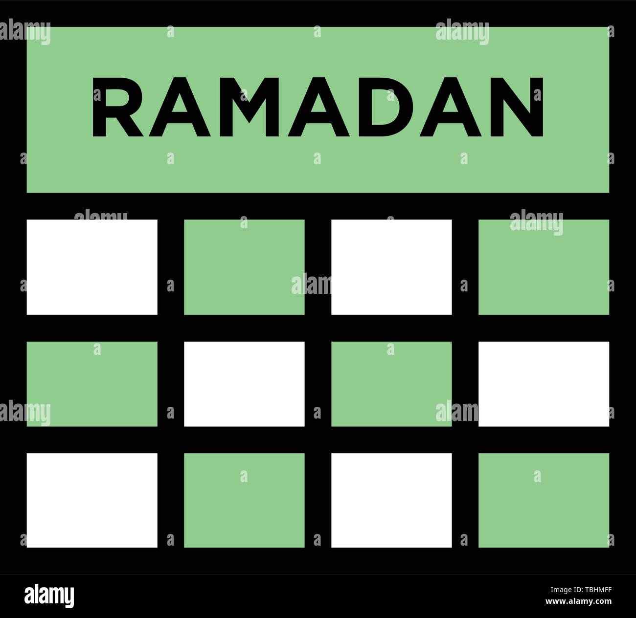 Ramadan calendar vector vectors hi-res stock photography and images - Alamy