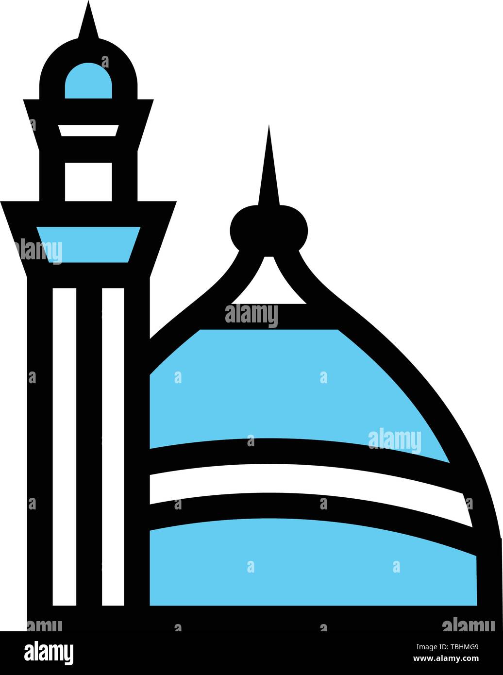 Muslim house of prayer Stock Vector Images - Alamy