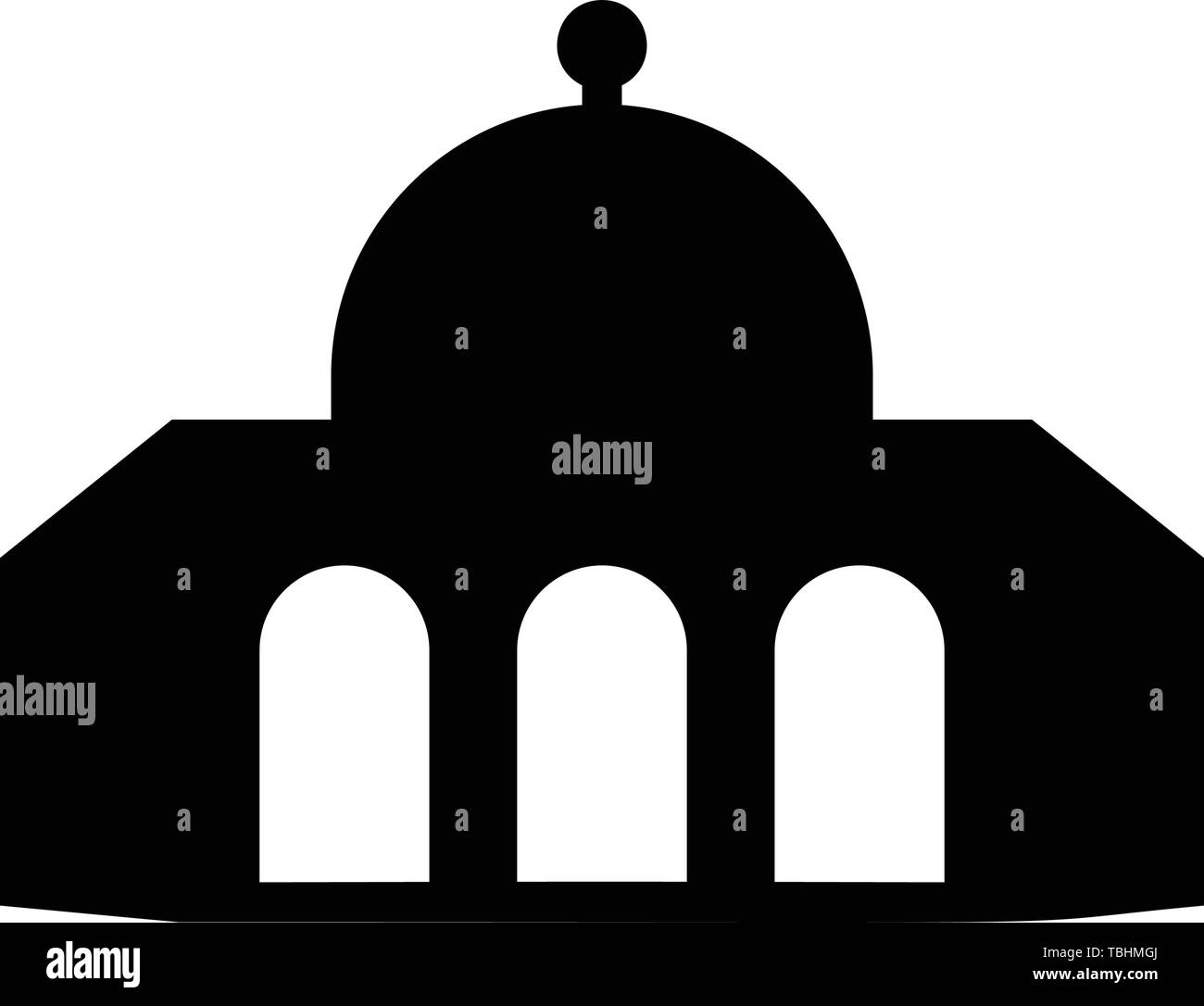 Prayer house islamic mosque Stock Vector Images - Alamy