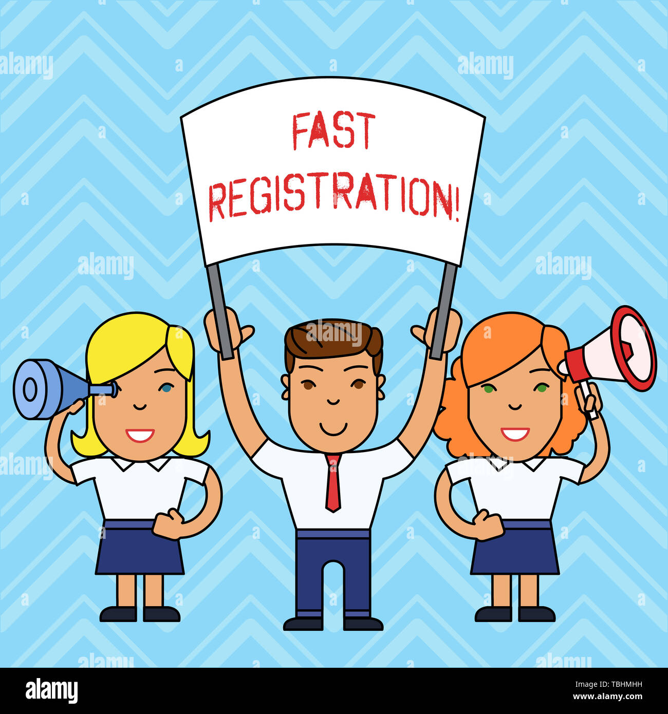 Writing note showing Fast Registration. Business concept for Quick ...