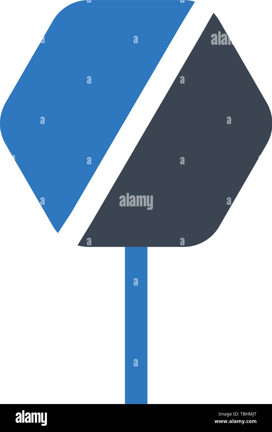 Road sign icon - warning road sign vector Stock Vector Image & Art - Alamy