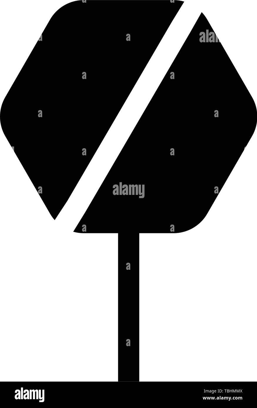 Road sign icon - warning road sign vector Stock Vector Image & Art - Alamy