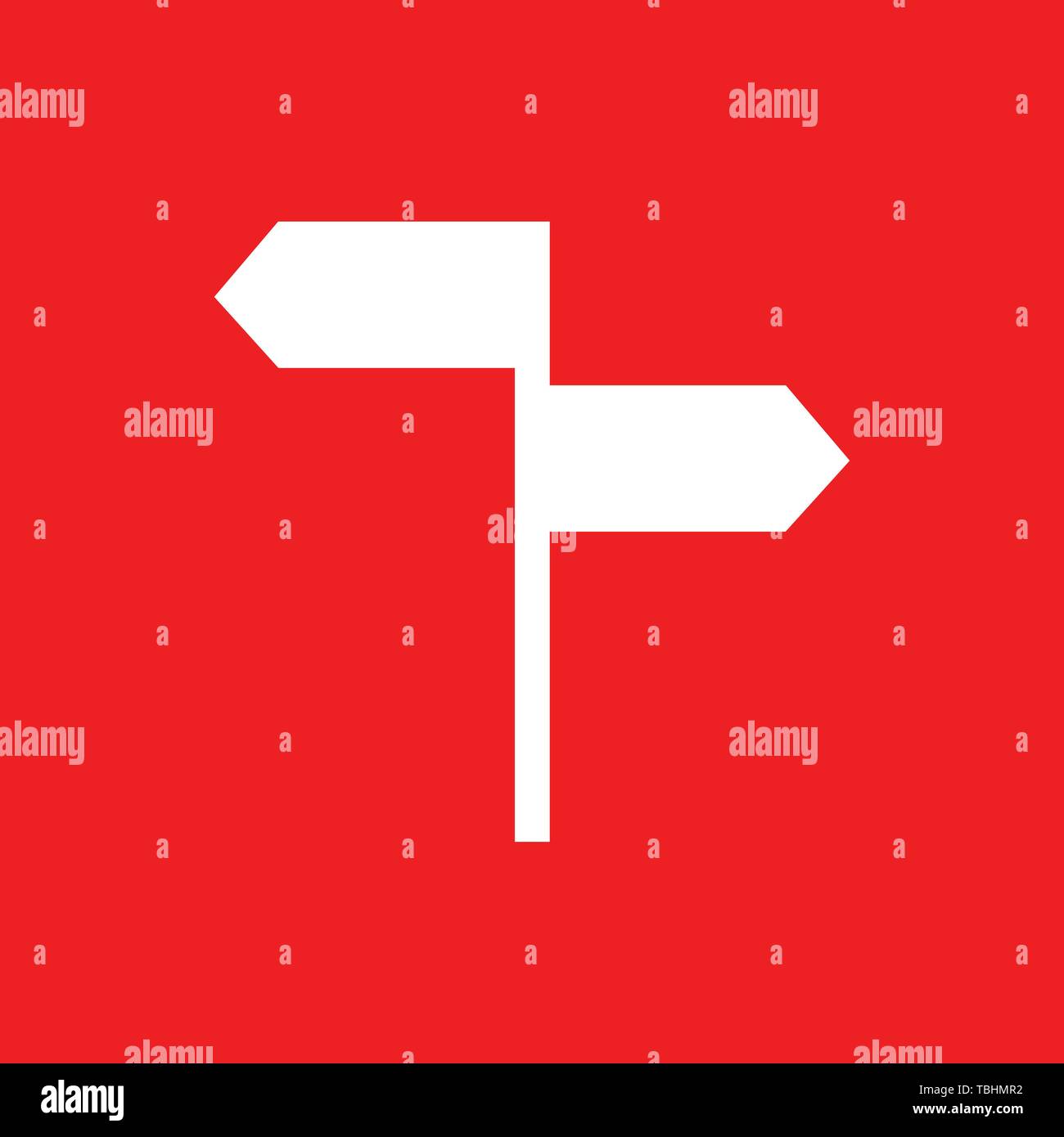 Road sign icon - vector Stock Vector Image & Art - Alamy