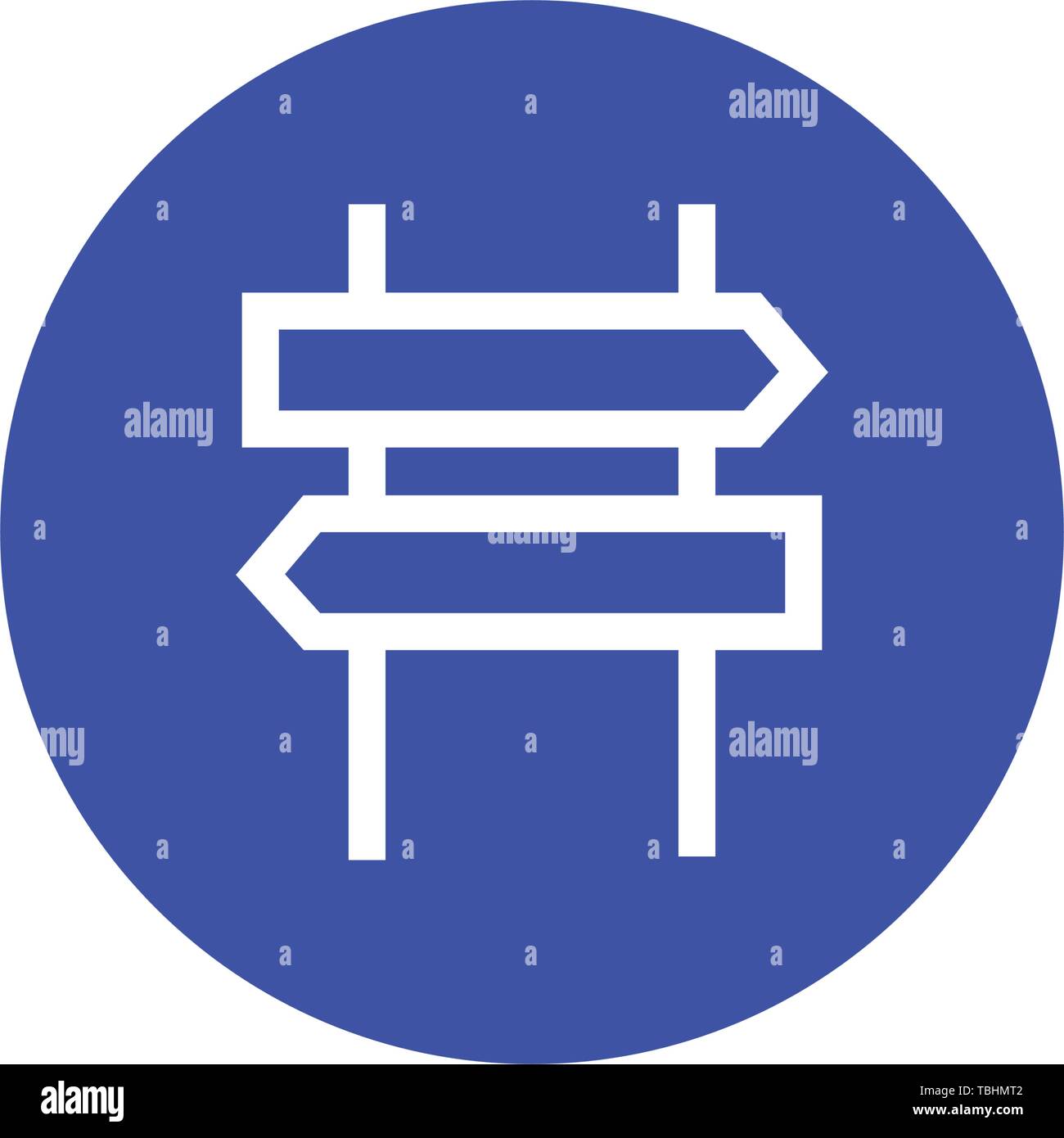 Road sign icon - vector Stock Vector Image & Art - Alamy