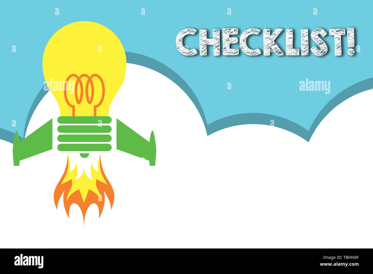 Text sign showing Checklist. Business photo showcasing list items ...