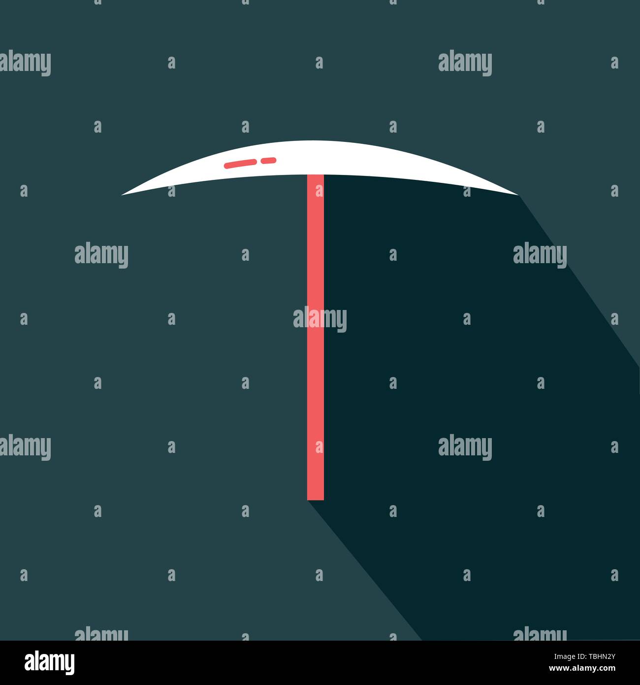 Pickaxe icon - Pickaxe Flat design - vector illustration Stock Vector ...