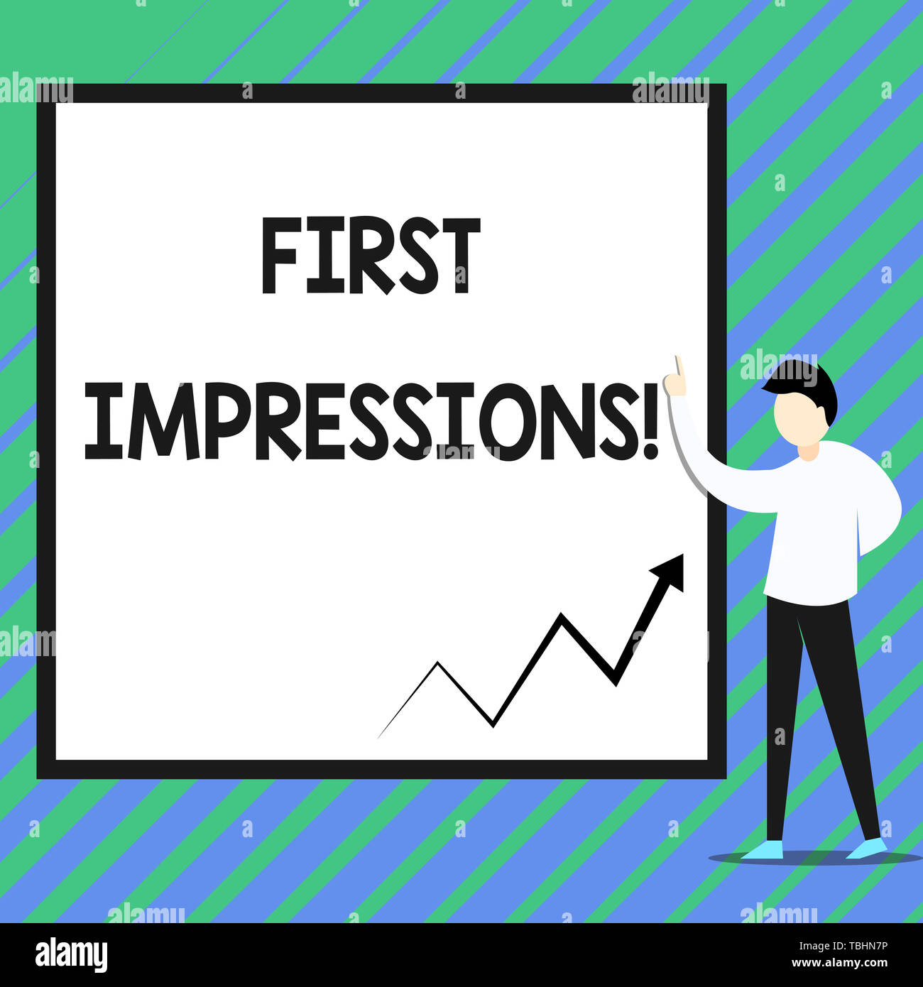 Conceptual hand writing showing First Impressions. Concept meaning ...