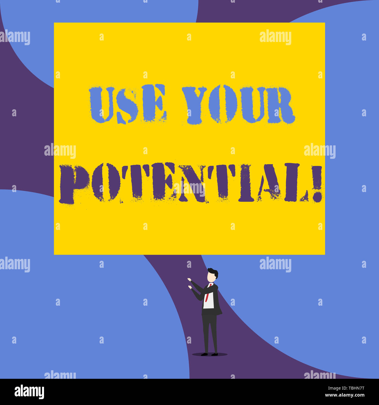 Text sign showing Use Your Potential. Business photo showcasing achieve ...