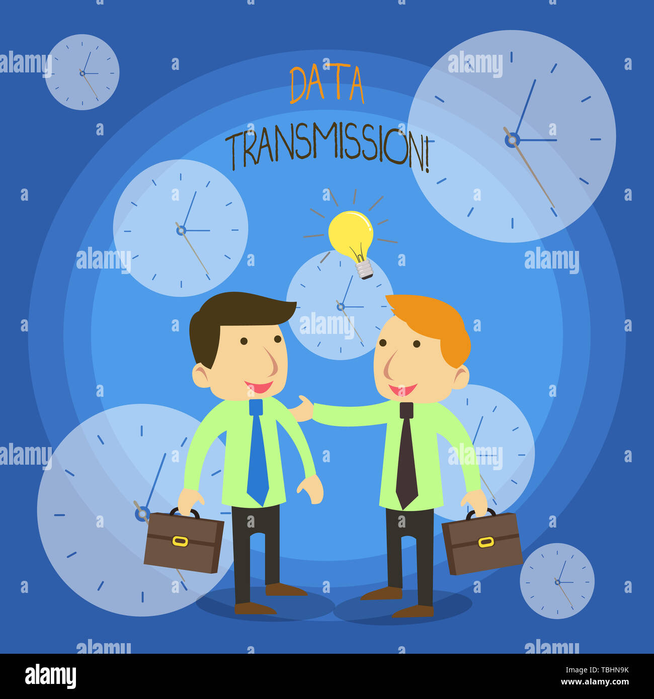 Conceptual hand writing showing Data Transmission. Concept meaning ...