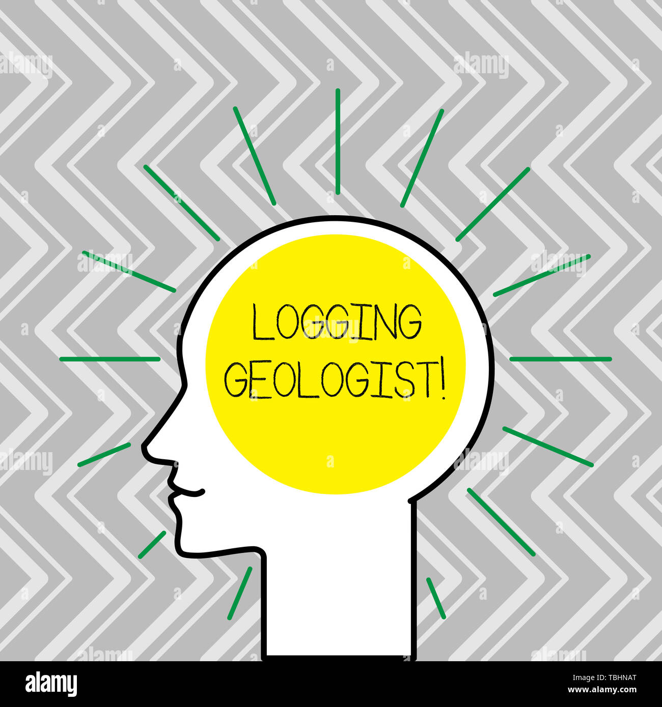 Text sign showing Logging Geologist. Business photo text Layout and ...