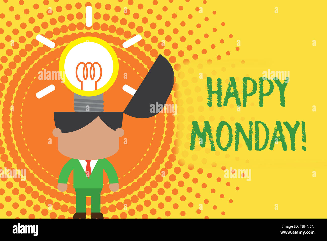 Writing note showing Happy Monday. Business concept for telling that ...