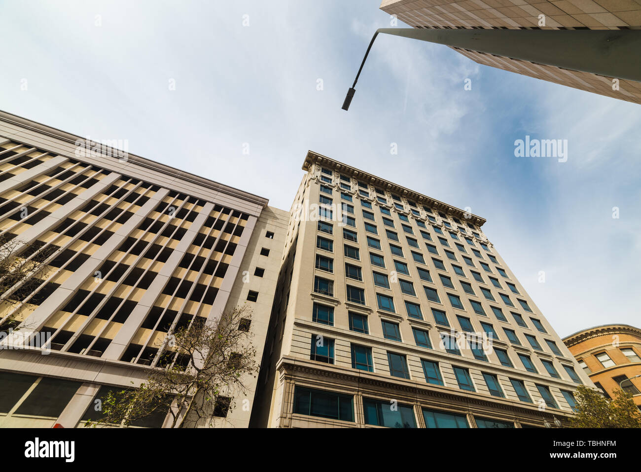 Historic buildings in downtown L.A. Southern California, USA Stock ...