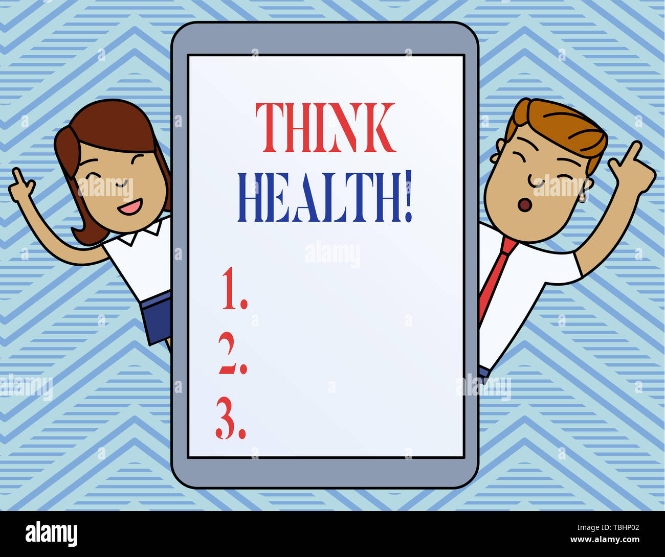 Conceptual hand writing showing Think Health. Concept meaning state of ...