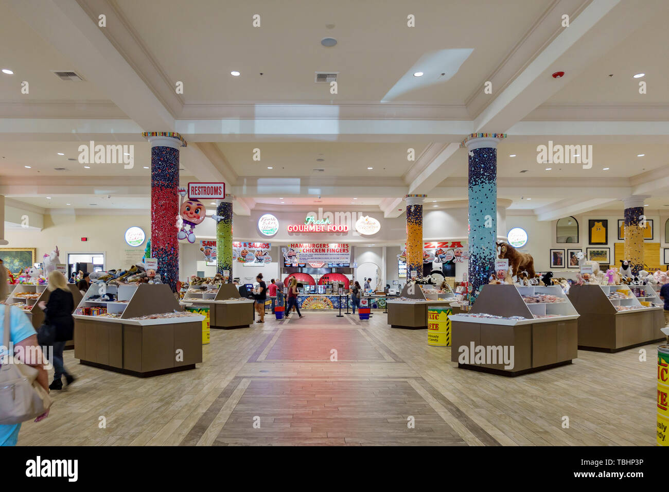 Yermo, APR 26: Interior view of the Eddie World on APR 26, 2019 at ...