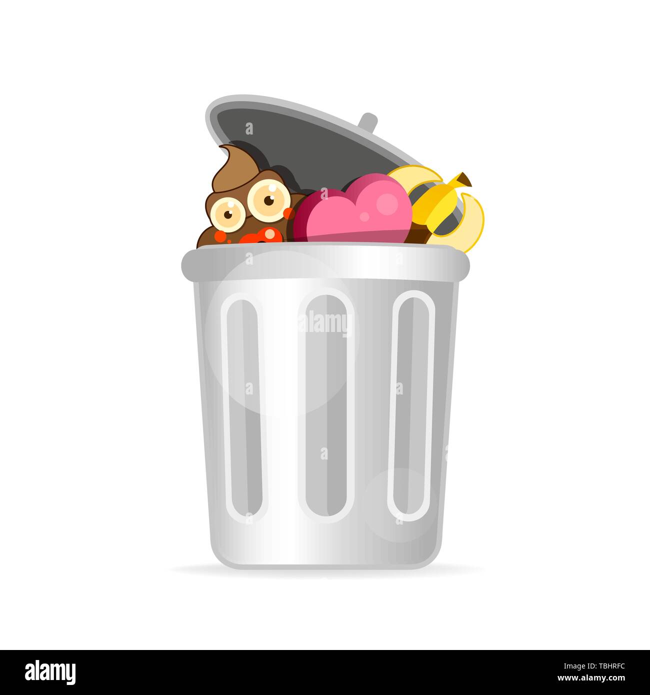 Wheelie bin vector hi-res stock photography and images - Alamy