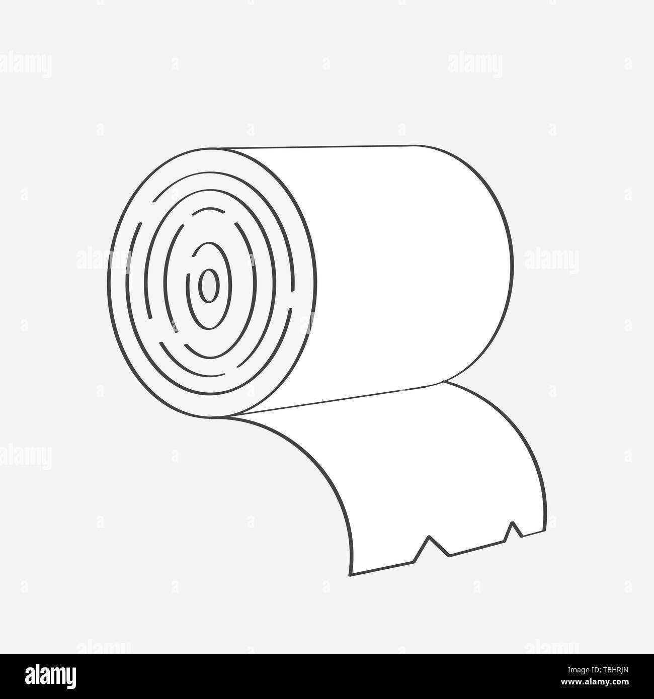 Toilet Paper Vector Illustration For T-shirt , Labels ,flyers And ...