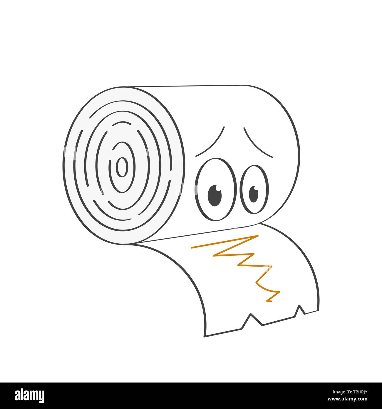 Toilet Paper Vector Illustration For T-shirt , Labels ,flyers And ...