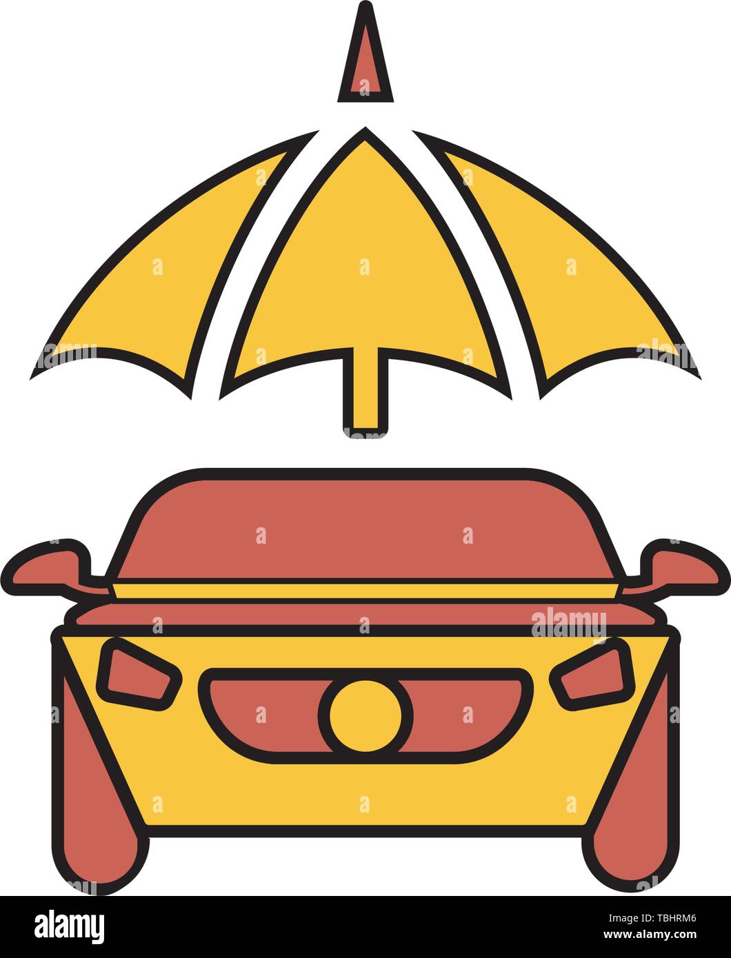 Vehicle Protection icon linear colorful Stock Vector Image & Art - Alamy
