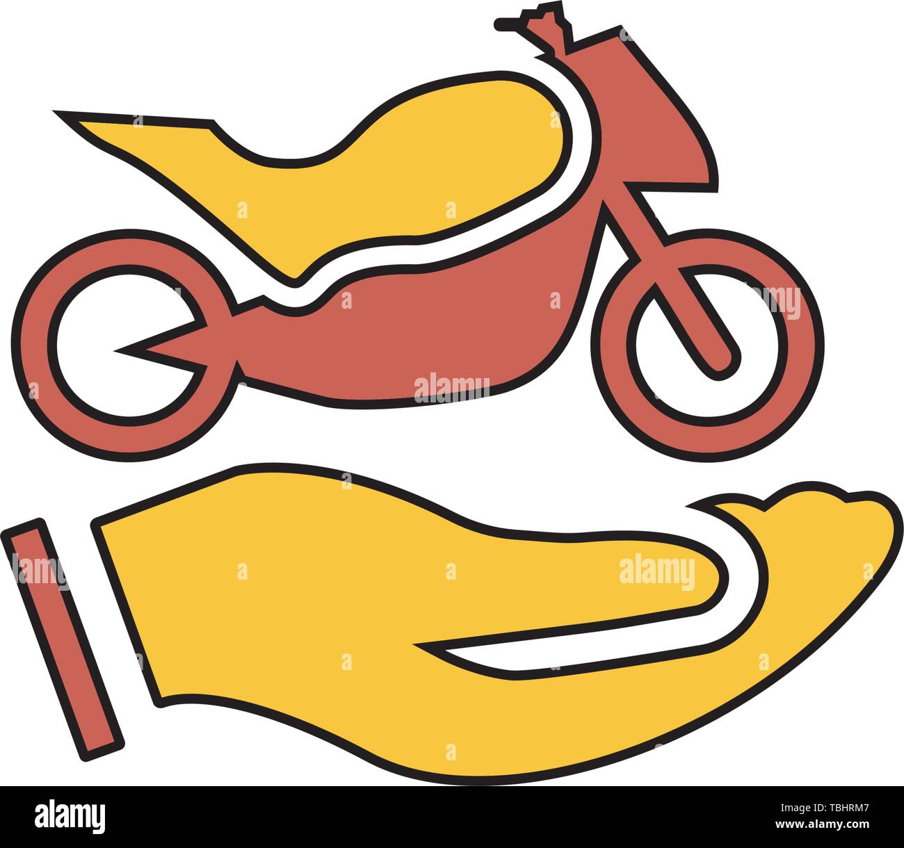 Flat Motorbike Protection icon Stock Vector Image & Art - Alamy