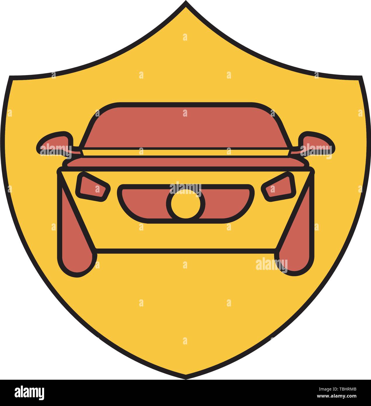 Car shield vector art Stock Vector Images - Alamy