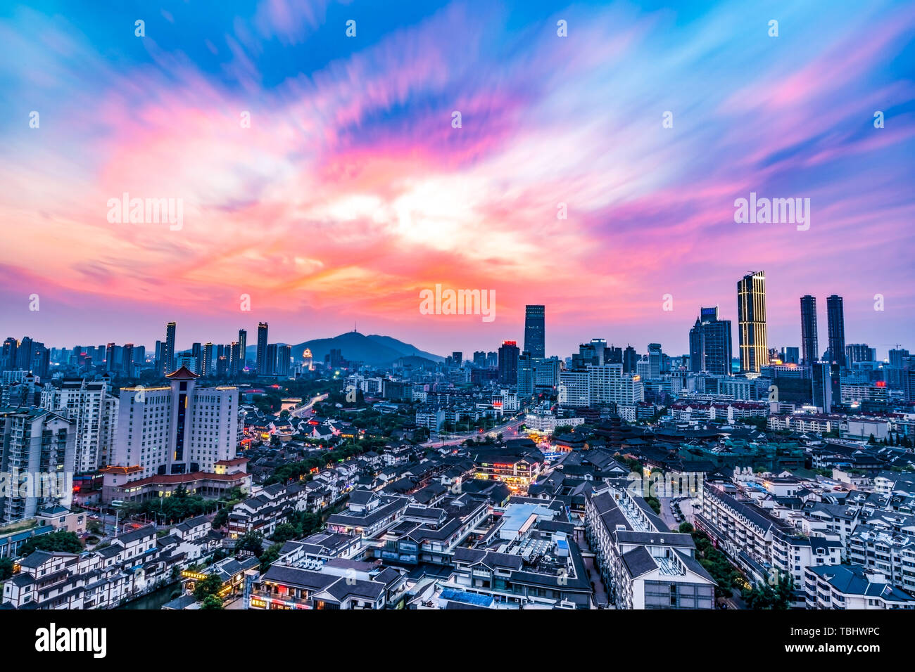 City Scenery in Wuxi City Stock Photo - Alamy