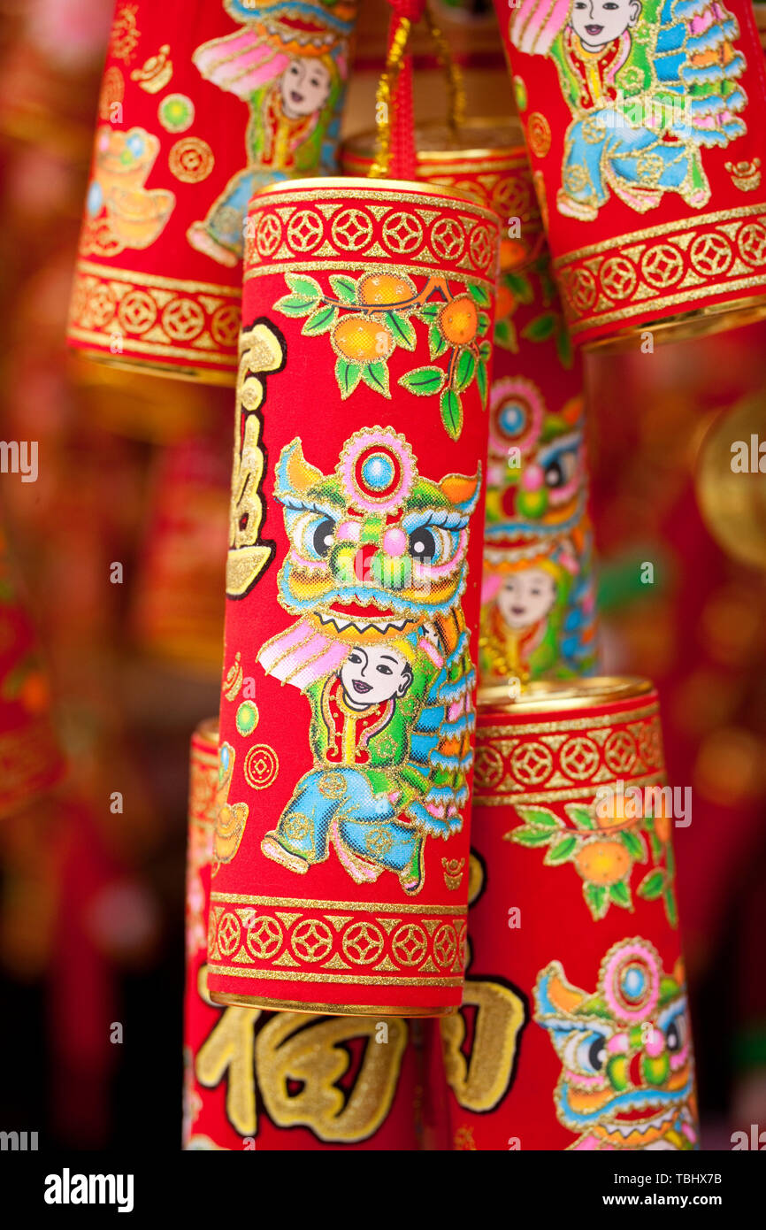 String of firecrackers hi-res stock photography and images - Alamy