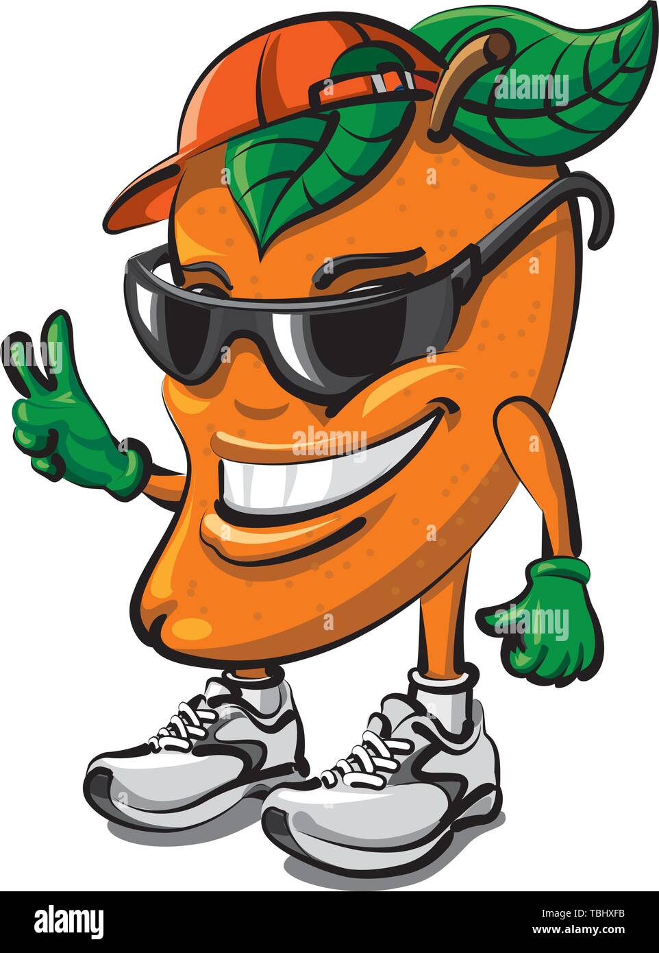 mango fruit advertising cartoon Stock Vector Image & Art - Alamy