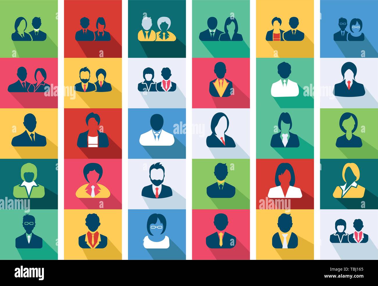 Human icons men women hi-res stock photography and images - Alamy