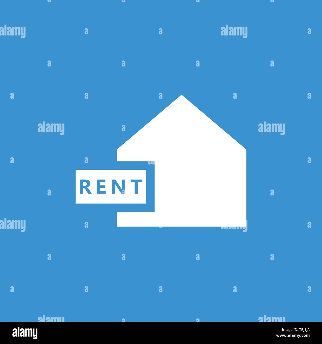 House rent icon - Property rent sign vector Stock Vector Image & Art ...