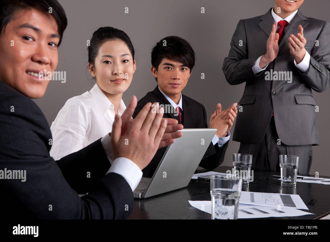 A team is meeting in a conference room Stock Photo - Alamy