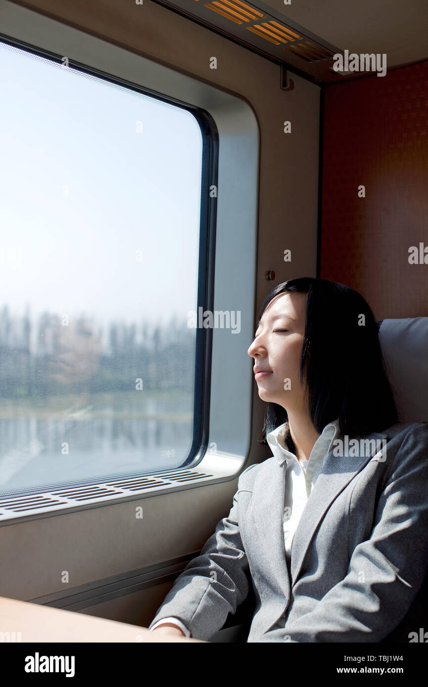 Old woman dozing hi-res stock photography and images - Alamy