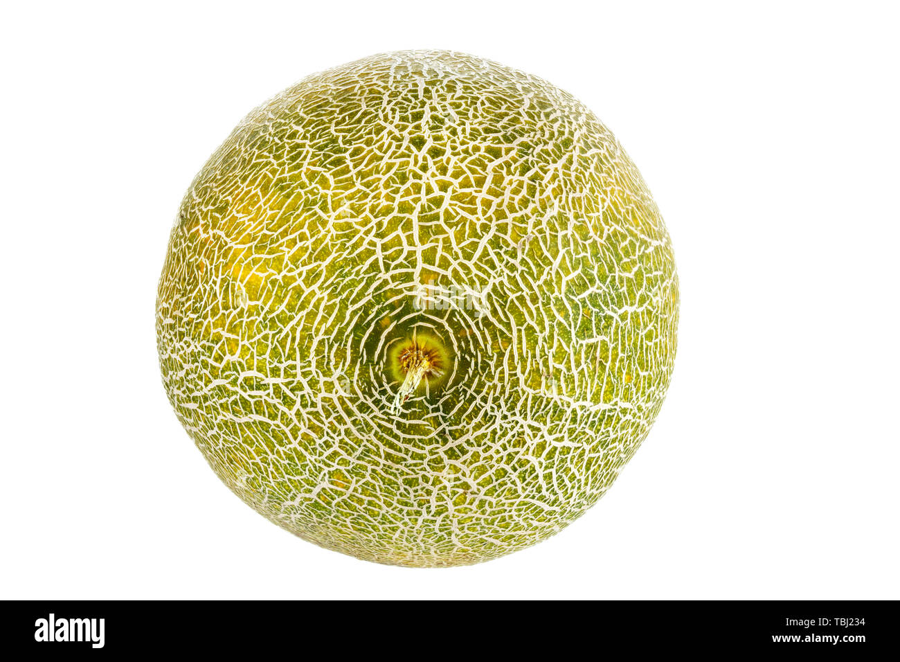 Whole melon isolated on white background. file contains clipping path ...