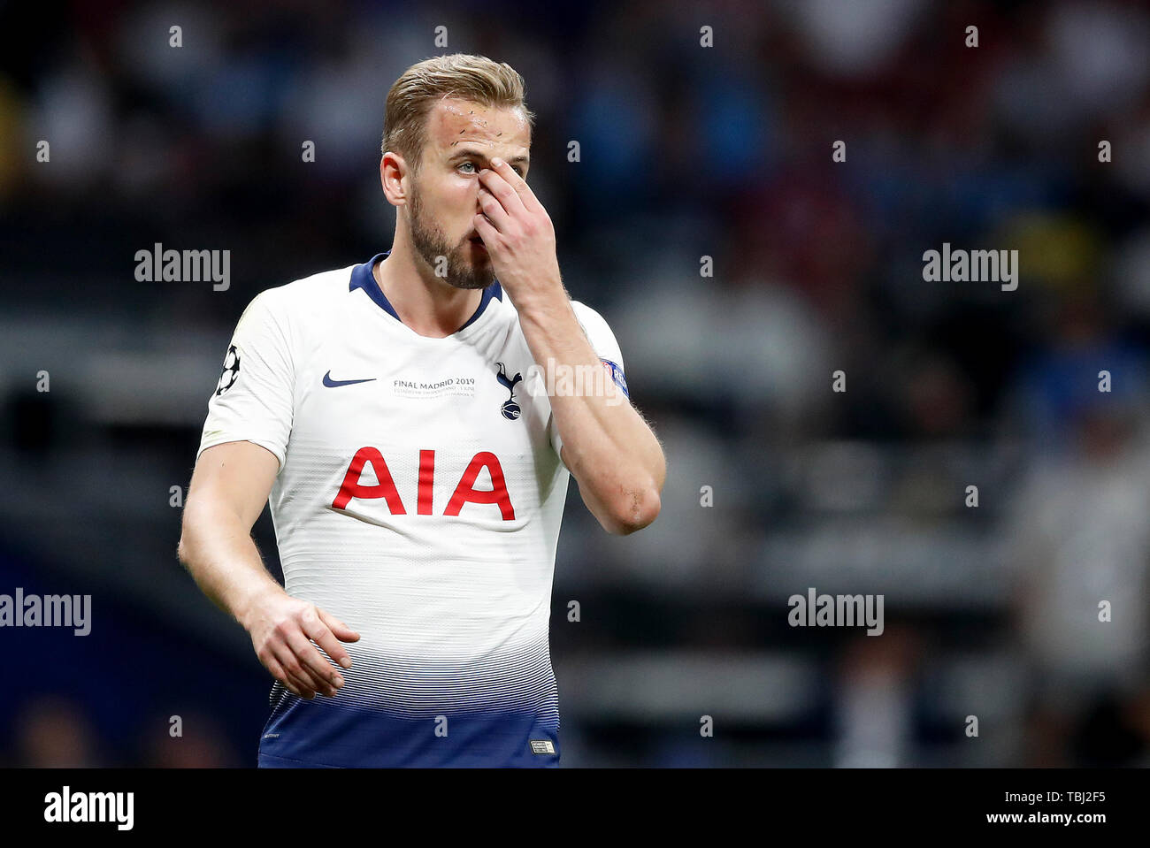 Tottenham Hotspur's Harry Kane during the UEFA Champions League Final ...